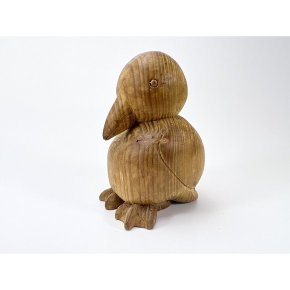 Unbranded | Art | Carved Wood Folk Art Figurine Wood Anthropomorphic ...